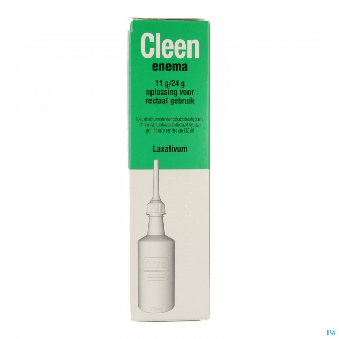 Cleen Enema 11g/24g Opl Rectaal Gebruik Fl 133ml