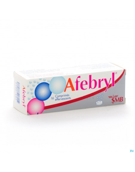 Afebryl 200 para/ 300 asa/ 300 vitc 16 compr efferv - Vente en ligne