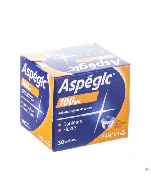 Aspegic 100 Pulv 30X 100Mg