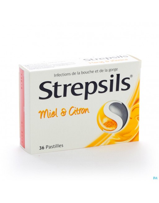 Strepsils Miel et Citron Pastilles pour la gorge 36