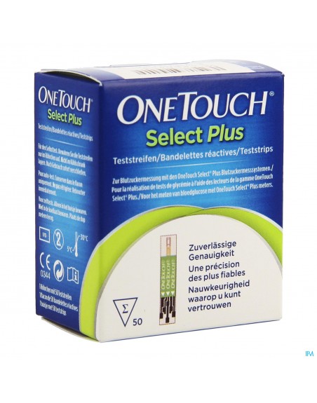 OneTouch Select Plus Bandelettes réactives (50)