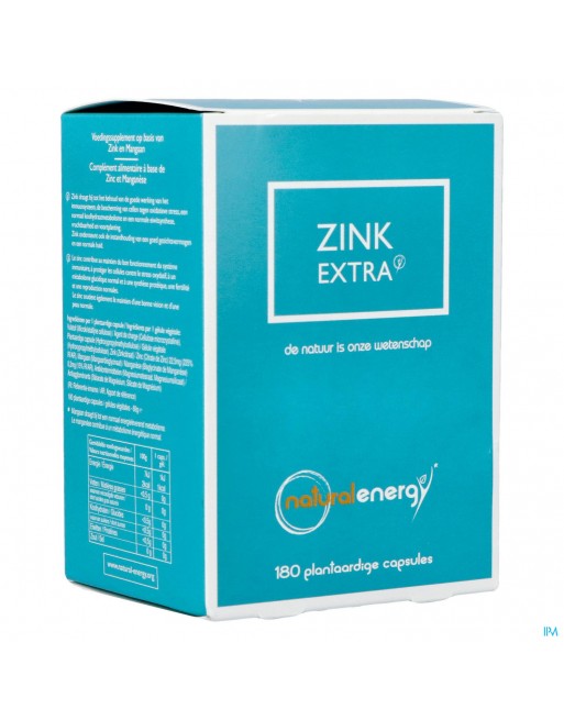 Zinc Extra Caps 180 Natural Energy Labophar