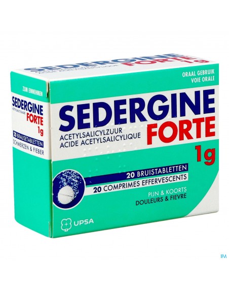 Sedergine Forte 1g Comp Efferv. 20