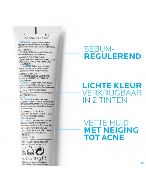 La Roche Posay Effaclar Duo+ Unifiant Light 40ml