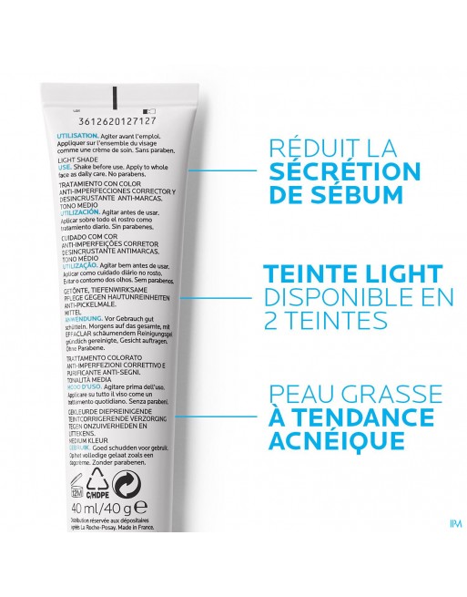 La Roche Posay Effaclar Duo+ Unifiant Light 40ml